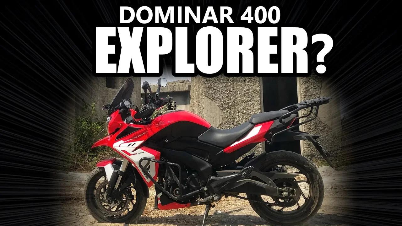Bajaj Dominar 400 Explorer? Queremos uma TRAIL de verdade da Bajaj