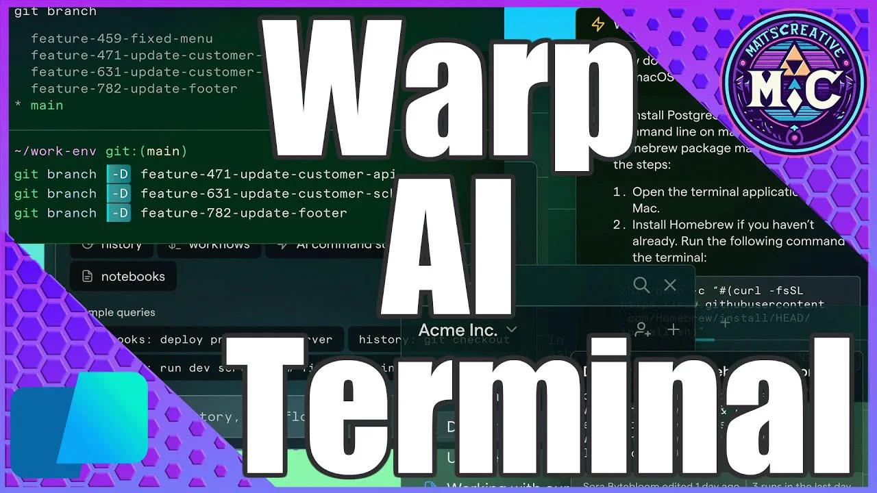 Warp Terminal: The Cross-Platform Terminal with AI for Learning Linux Commands and More!