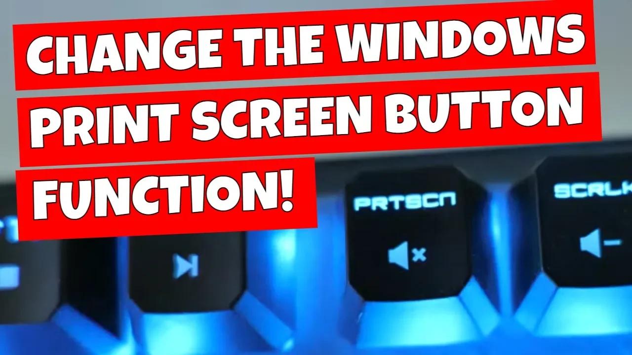 How To Enable Or Disable Windows 11 Print Screen PRTSCN Key Snipping ...