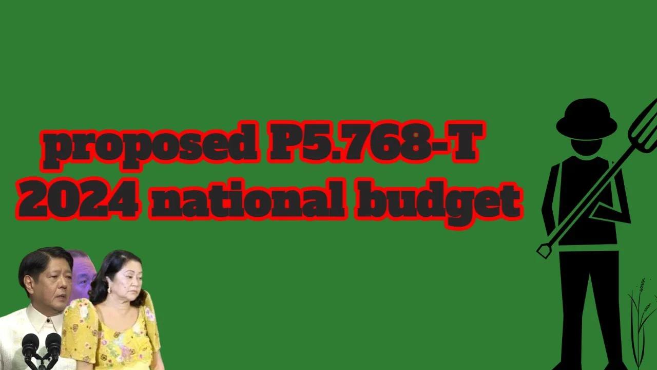 MKMT | LPSI | PH Proposed National Budget for 2024 - 5.768T