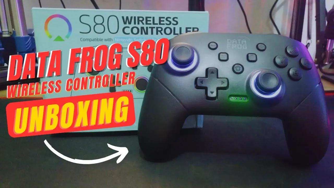 GAMEPAD DATA FROG S80 WIRELESS CONTROLLER - #unboxing #wireless # ...