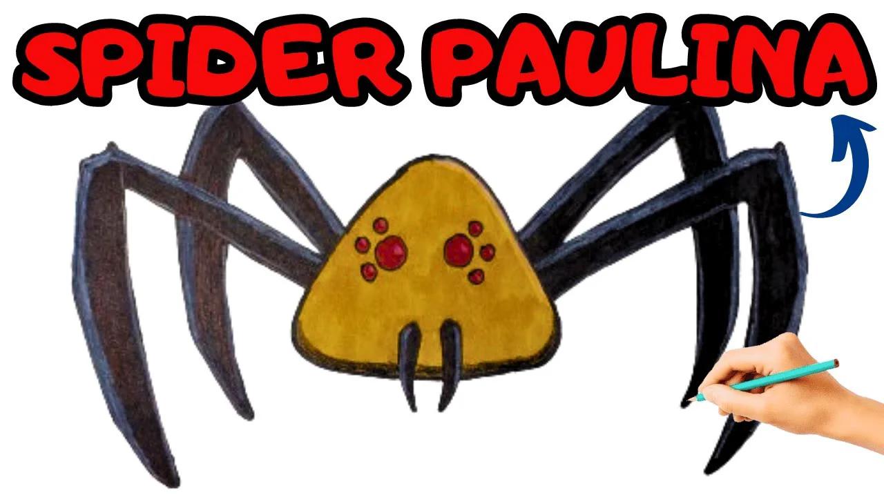Como DIBUJAR a PAULINA ARAÑA de La VENGANZA de POU / How to DRAW SPIDER ...
