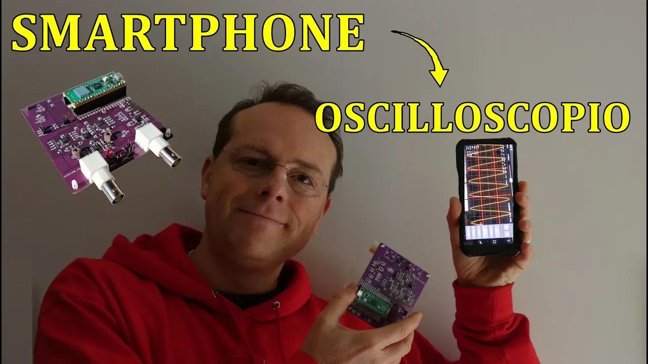 OSCILLOSCOPIO WIFI CON RUGGED PHONE DOOGEE V20S E RPI PICO W