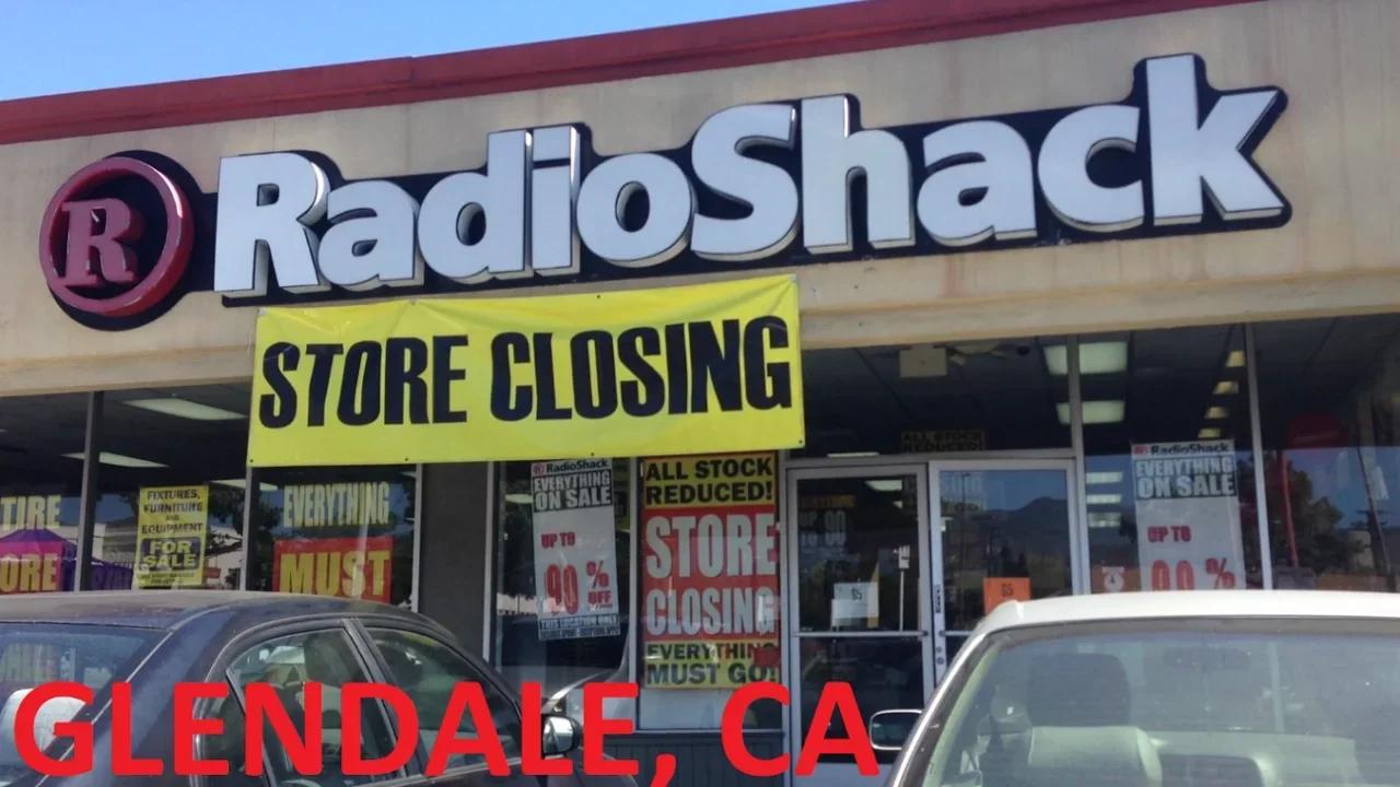 Radio Shack Retail Store Closing Glendale, Ca