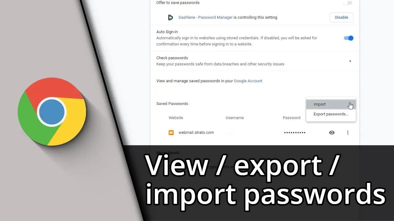 View Saved Passwords Chrome Manage Passwords In Chrome Tutorial