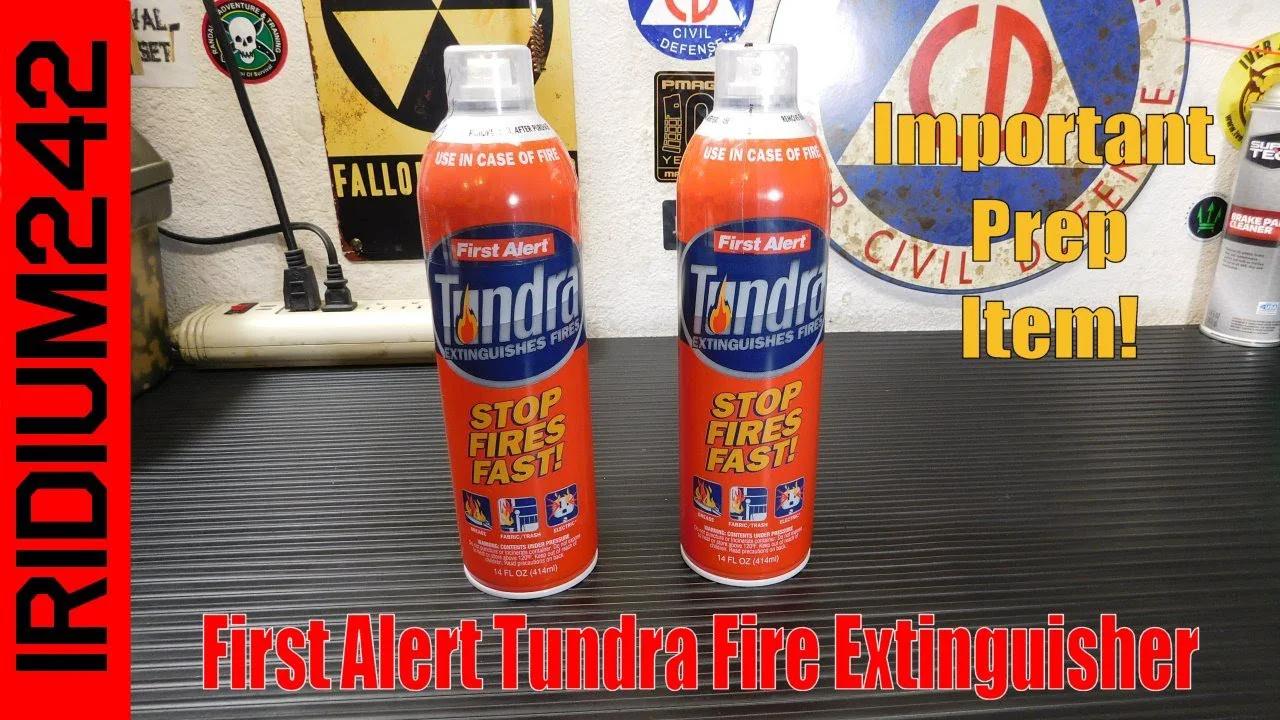 First Alert Tundra Fire Extinguishing Aerosol Spray