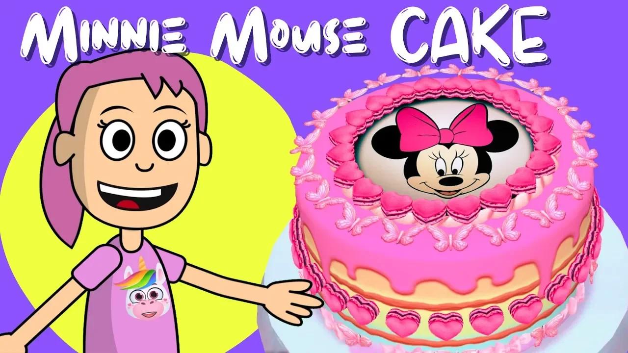 Fun Cake Cooking Game - Color and Decorate Disney Minnie Mouse Cake ...