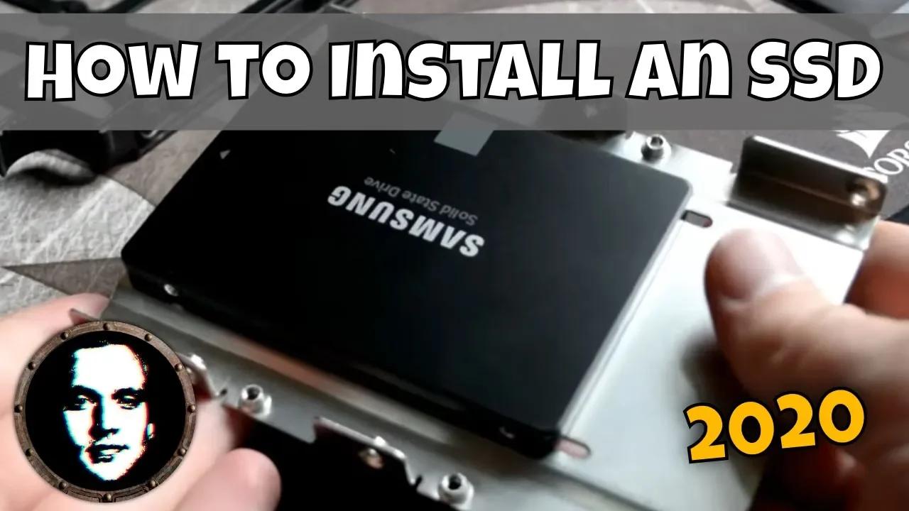 How to Install an SSD Into a Desktop Computer (And Format It) - 2020 ...