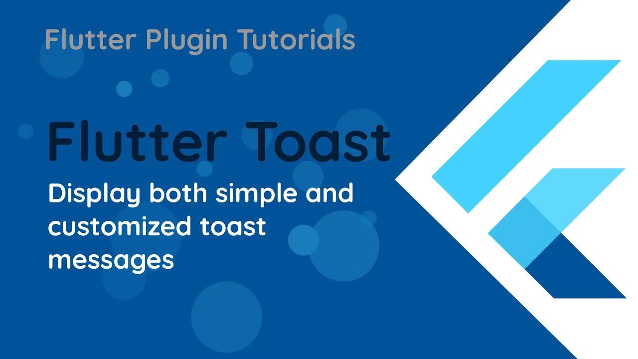 @Flutter Plugin - fluttertoast