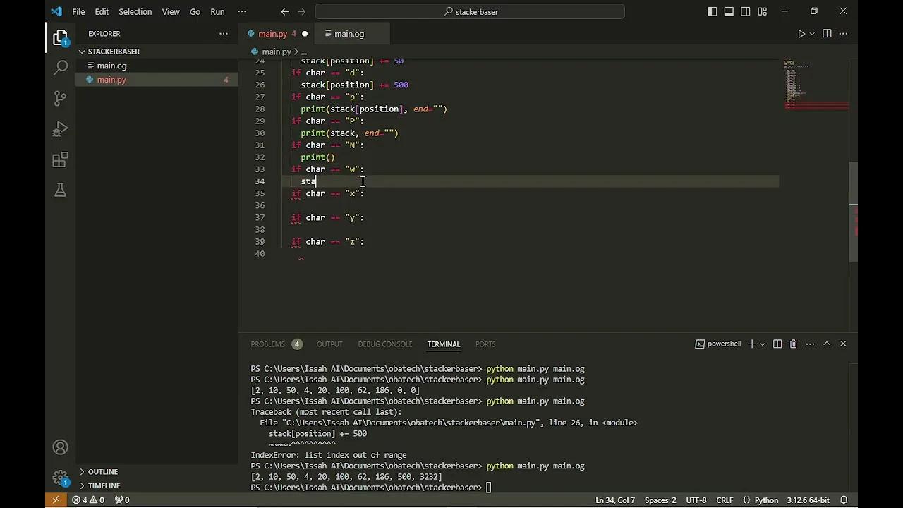 Python Tutorial How To Create A Stack Based Programming Language In Python 2 8423