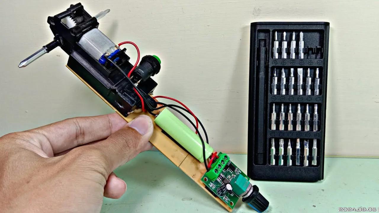 ELECTRONICS PROJECT OF HOME-ASSEMBLED ELECTRIC SCREWDRIVER MACHINE ...