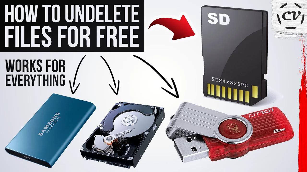 How To Restore Deleted Files From SD Card FOR FREE (How To Recover ...