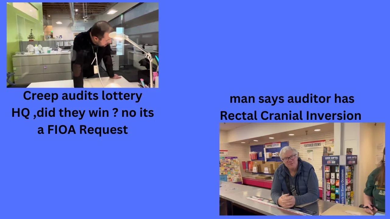 Man says auditor has rectal cranial inversion !!😂😂🤣😃🤡🤡👮‍♂️👮‍♂️