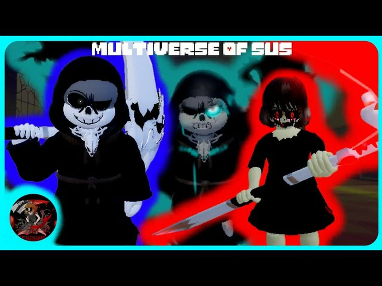 Reaper Sans & Reaper Chara showcase [Multiverse Of SUS]