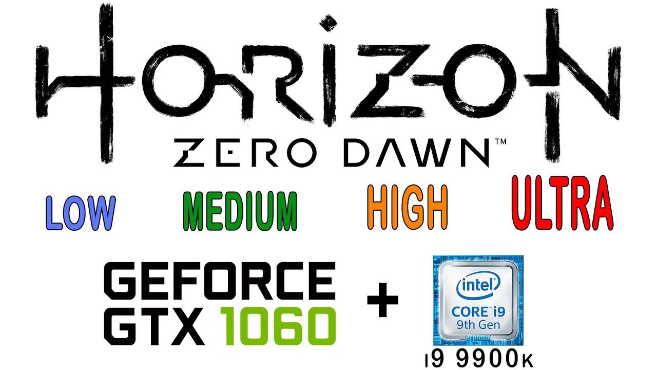 GTX 1060 6Gb in Horizon Zero Dawn | Benchmark All Graphics Setting ...