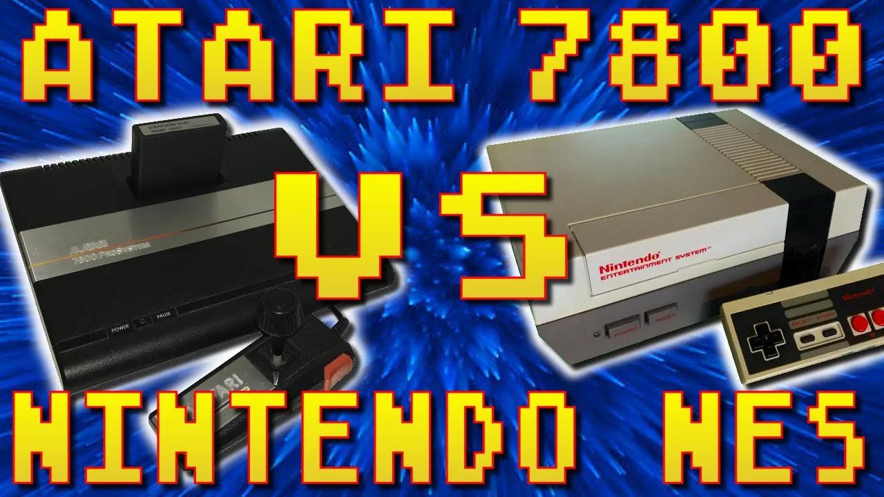 Nintendo NES vs. Atari 7800! 28 Games Compared!