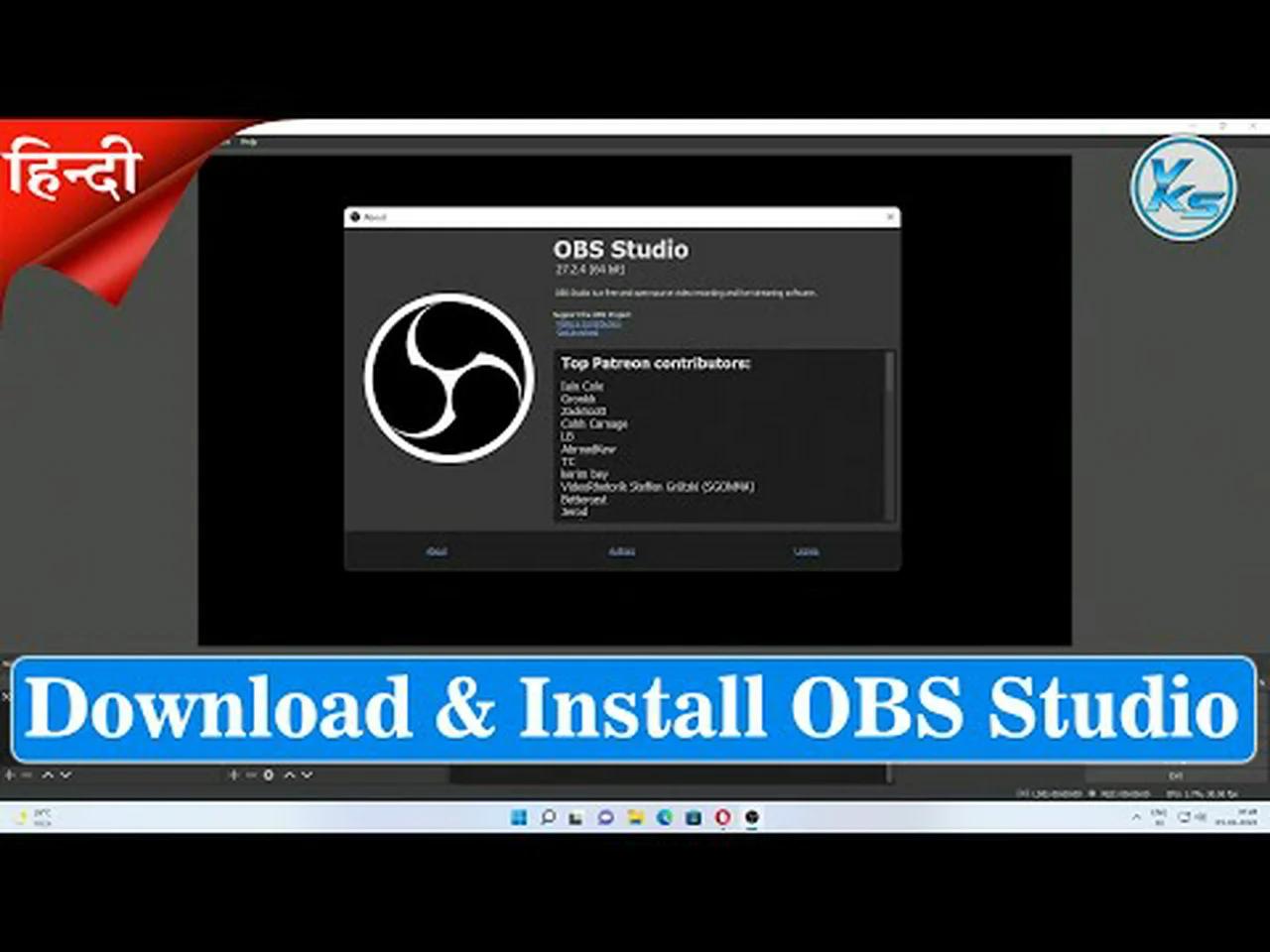 How To Download And Install OBS Studio 27.2.4 On Windows 11/10/8