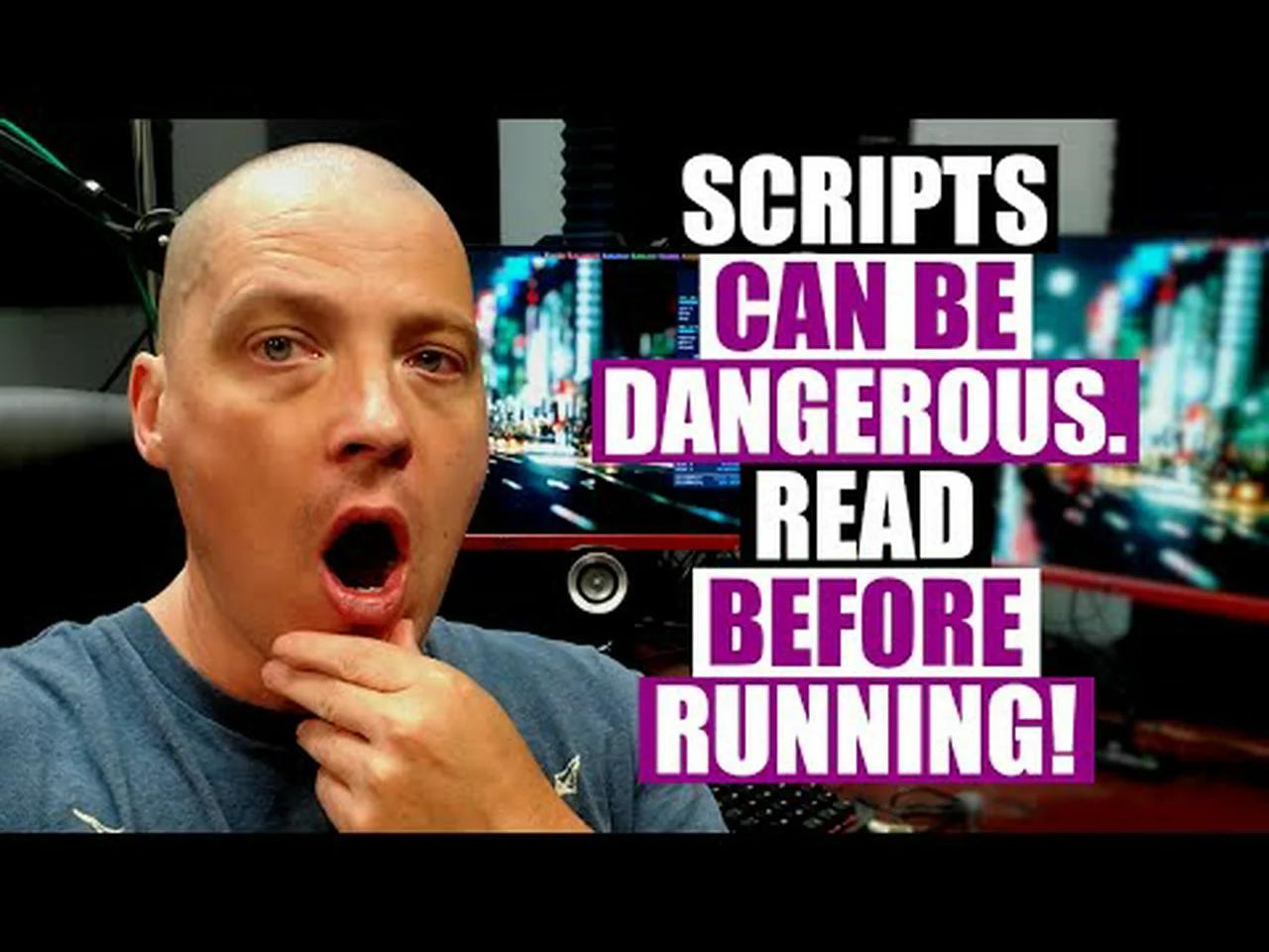 Warning Always Read Scripts Before Running Them Including Aur Package Builds