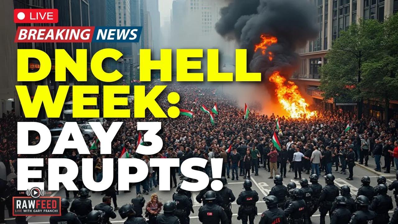 🚨LIVE NOW: DNC Hell Week Day 3! Harris UNMASKED! NC Trump Rally Erupts ...