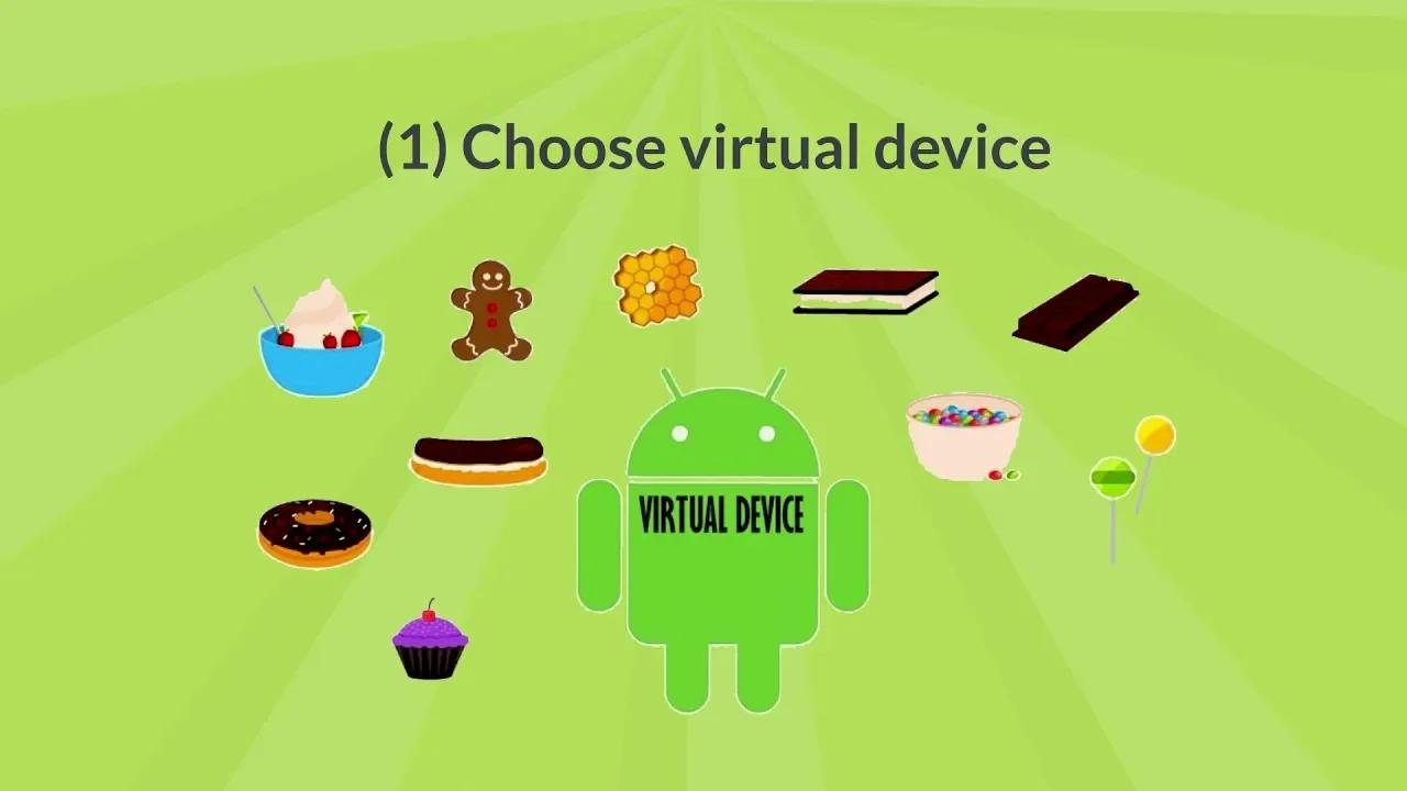 Android Studio 3.1 Run your application on the virtual device