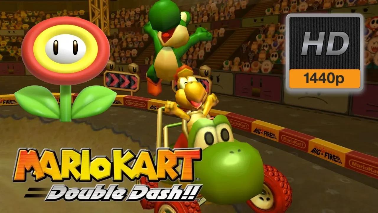 MARIO KART DOUBLE DASH!! - COPA FLOR /FLOWER CUP - GAMEPLAY - GAMECUBE ...