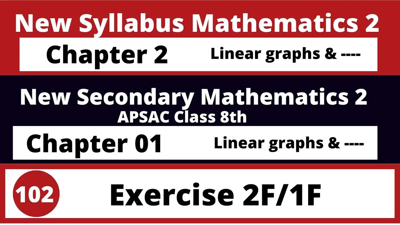 102. Oxford New Syllabus Mathematics 2 Chapter 2 | New Secondary ...