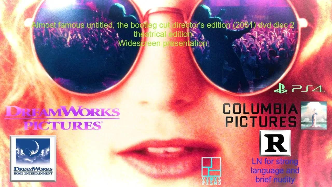 opening to almost famous director's edition (2001) DVD theatrical ...