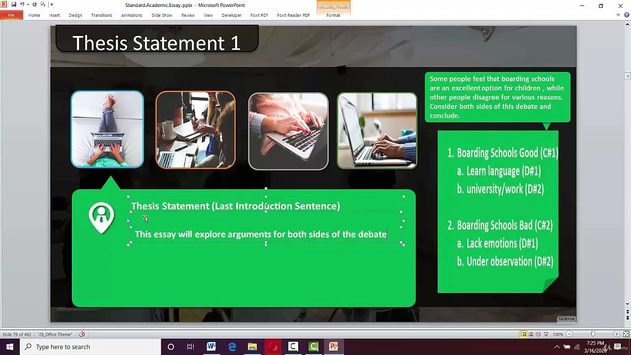 11 - 12 IELTS Task 2 Thesis Statements Part 1