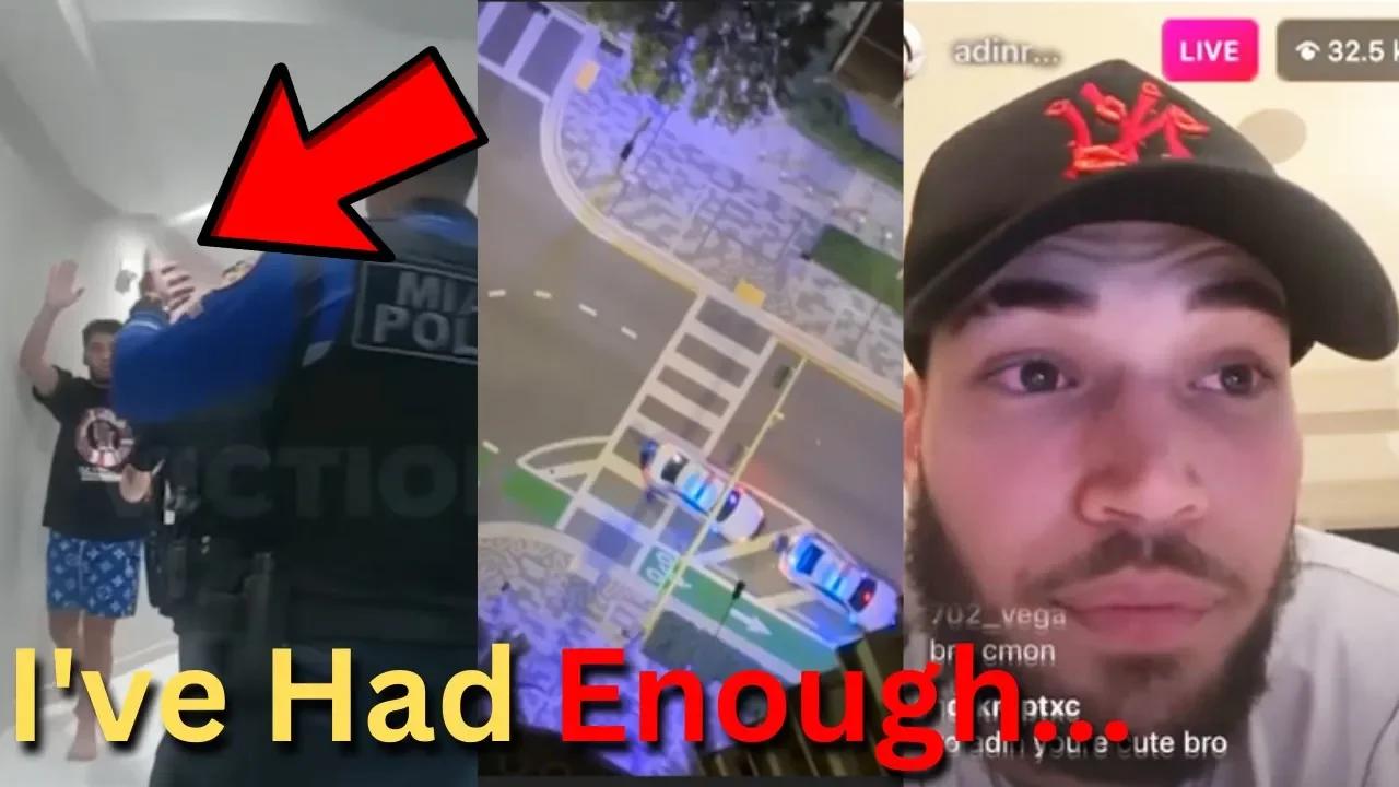 Adin Ross is QUITTING Streaming After Being Swatted Yet Again