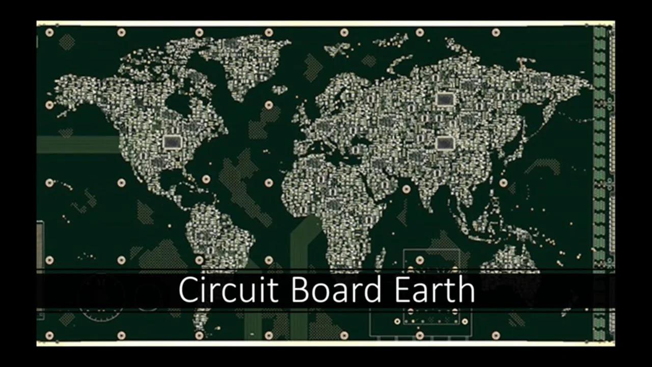 EXCELLENT RESEARCH~ Circuit Board Earth- - {mirrored}