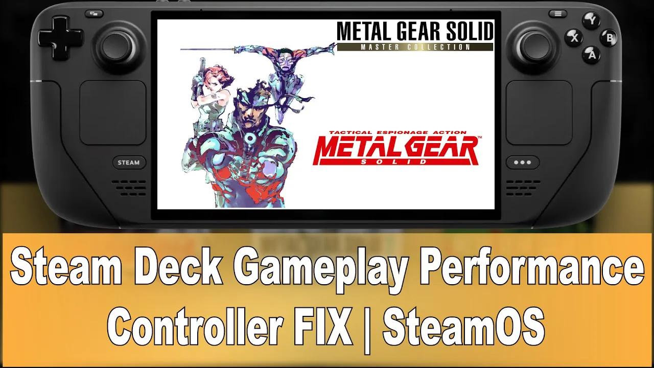 Metal Gear Solid: Master Collection - MGS 1 Steam Deck Gameplay ...