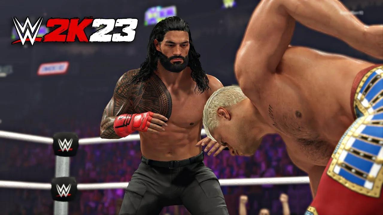 JUGANDO WWE 2K23 y DESCARGANDO CREACIONES EN VIVO | Sebastián Cage