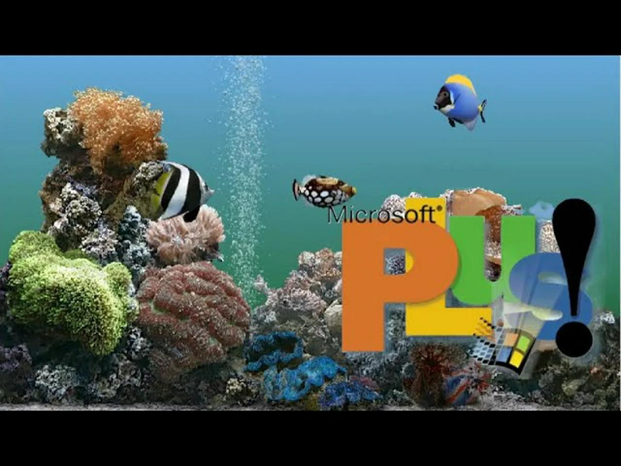 Aquarium screen saver - Windows XP Plus