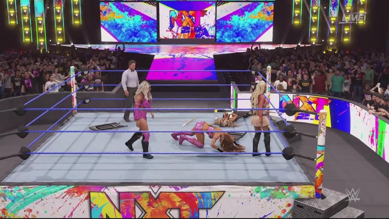 WWE 2K24 - Trish Stratus VS Liv Morgan VS Tiffany Stratton VS Eve Torres