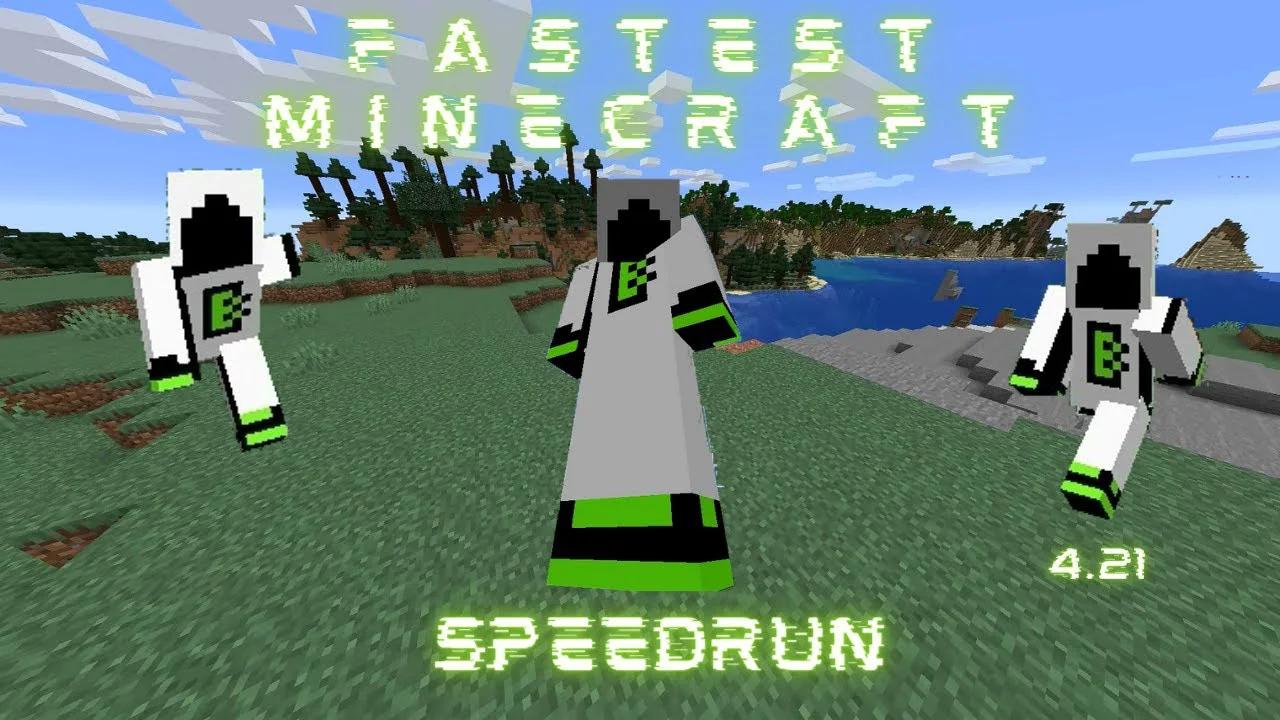 Worlds fastest Minecraft speed run
