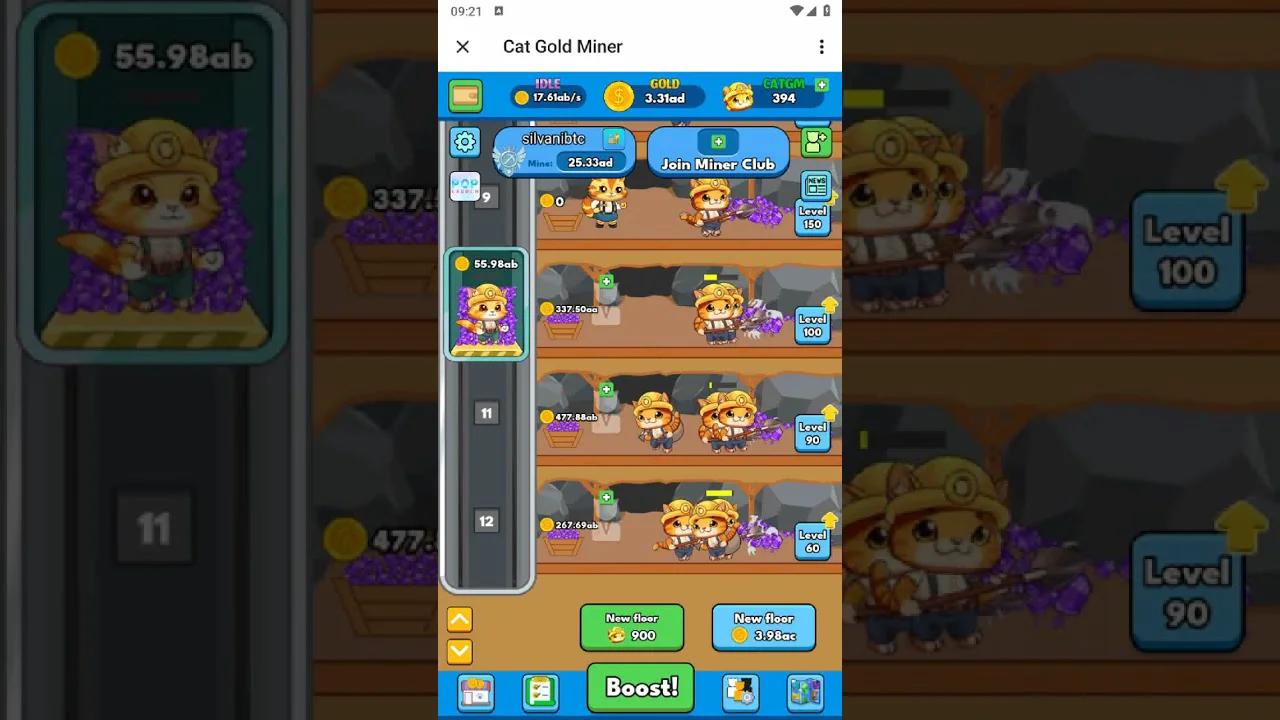 Cat Gold Miner Telegram Free Mining