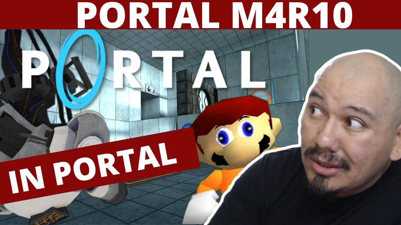Latino Reacts to Portal M4R10 - If Mario was in Portal | SMG4 Reaction