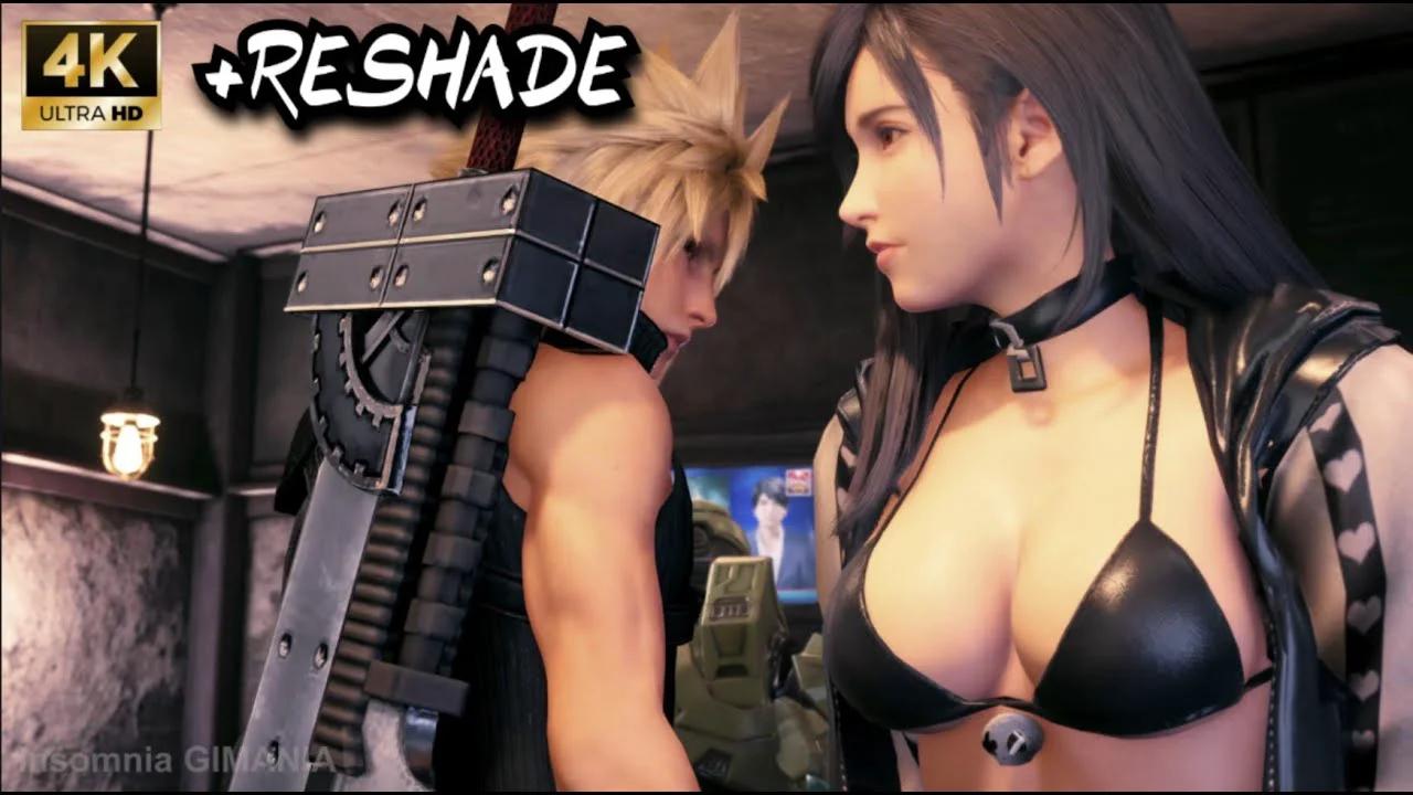 Honoka Tifa 4K FF7R MOD Gameplay +Reshade #2