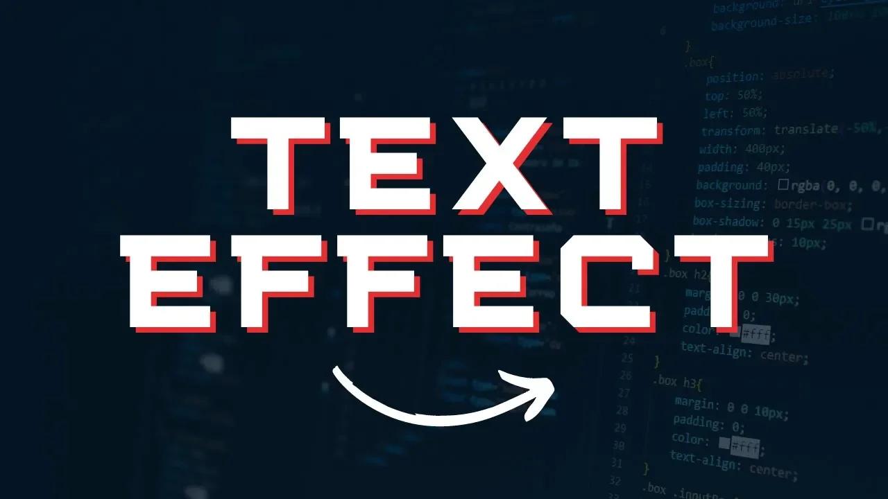 Create A Text Effect Using Html Css And Bootstrap 5 7873