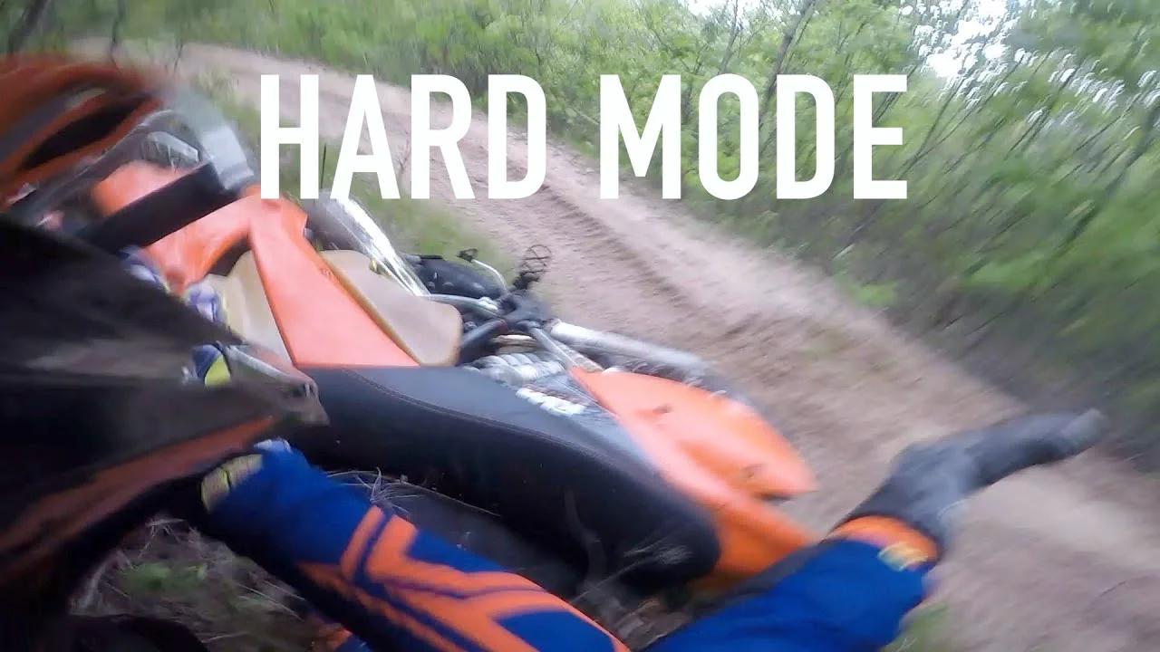 HARD MODE: Dirt Trails in Wisconsin! KTM 300EXC - Jackson County ...