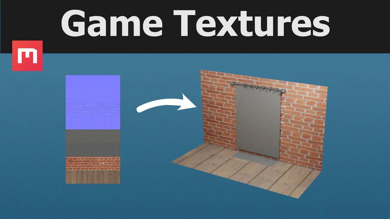 How to make a trim sheet & texture atlas in Quixel Mixer and Blender [2.91]
