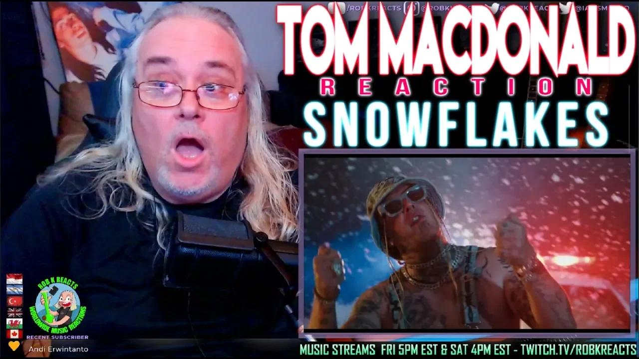 Canadian Rapper Reaction - Tom MacDonald - Snowflakes - First Time ...
