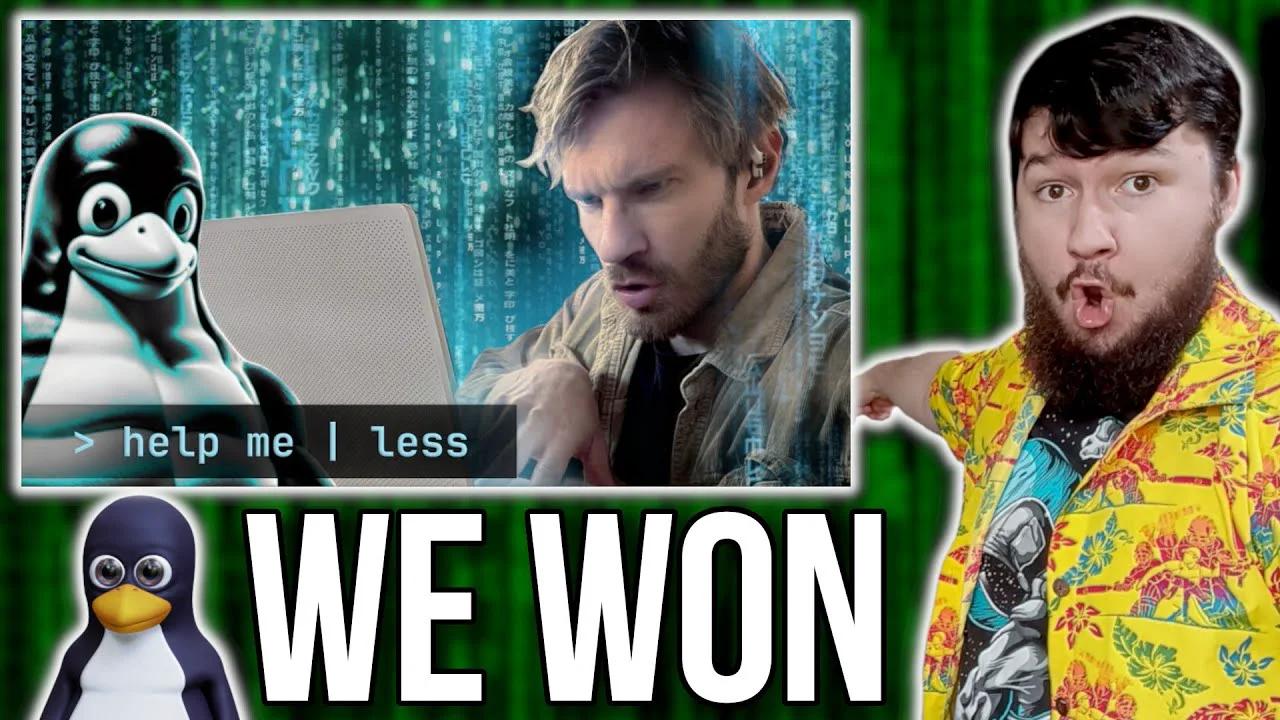 PewDiePie Made a Linux Ricing Video?!?