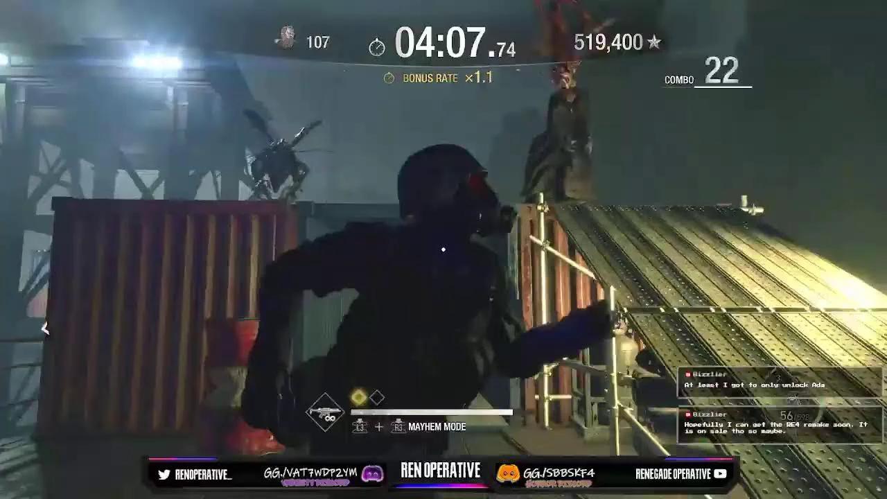 The Mercenaries (RE4 Remake) Livestream | !discord - !yt - !socials ...
