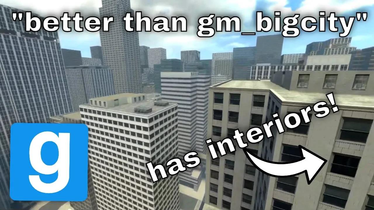 Garry's Mod Map Review: gm_goldencity_v2_day (Super Clean City!)