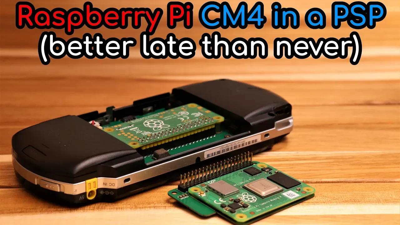 PSPi 6 - Raspberry Pi Zero and Compute Module 4 in a PSP