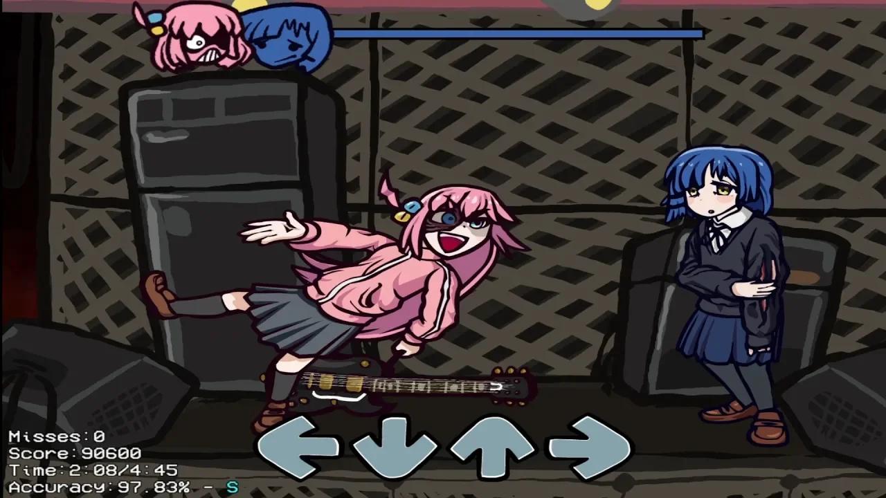 Friday Night Funkin' Vs Evil Up Bocchi - (FNF Mod)