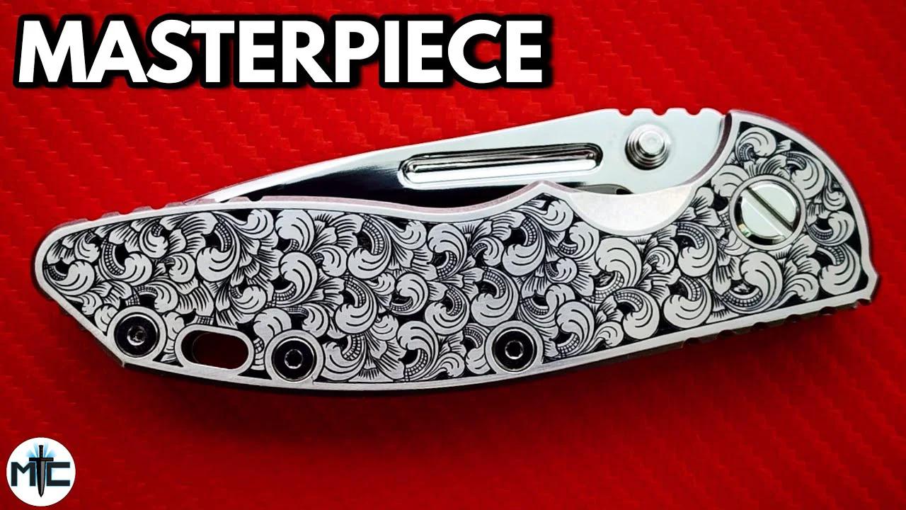 An Absolute Masterpiece - Bruce Shaw Custom Engraved Hinderer XM-18 3.5 ...