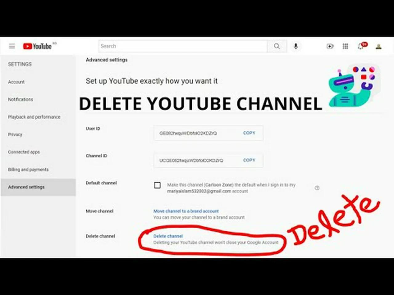 How to Delete Youtube Channel Permanently || How to Delete Youtube Account || Delete Youtube Channel