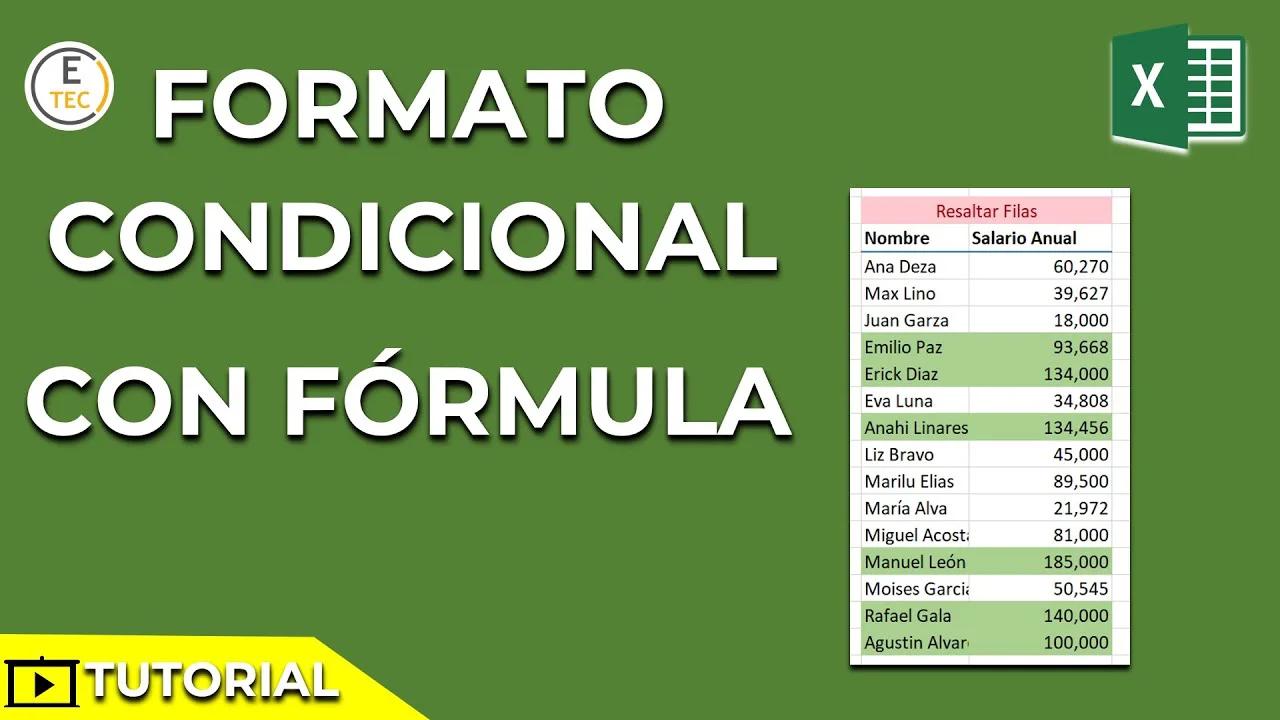 Aprende a aplicar FORMATO CONDICIONAL CON FÓRMULAS en #excel